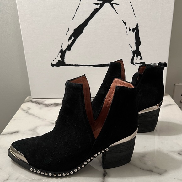 Jeffrey Campbell | Shoes | Jeffrey Campbell Optimum Studded Booties ...